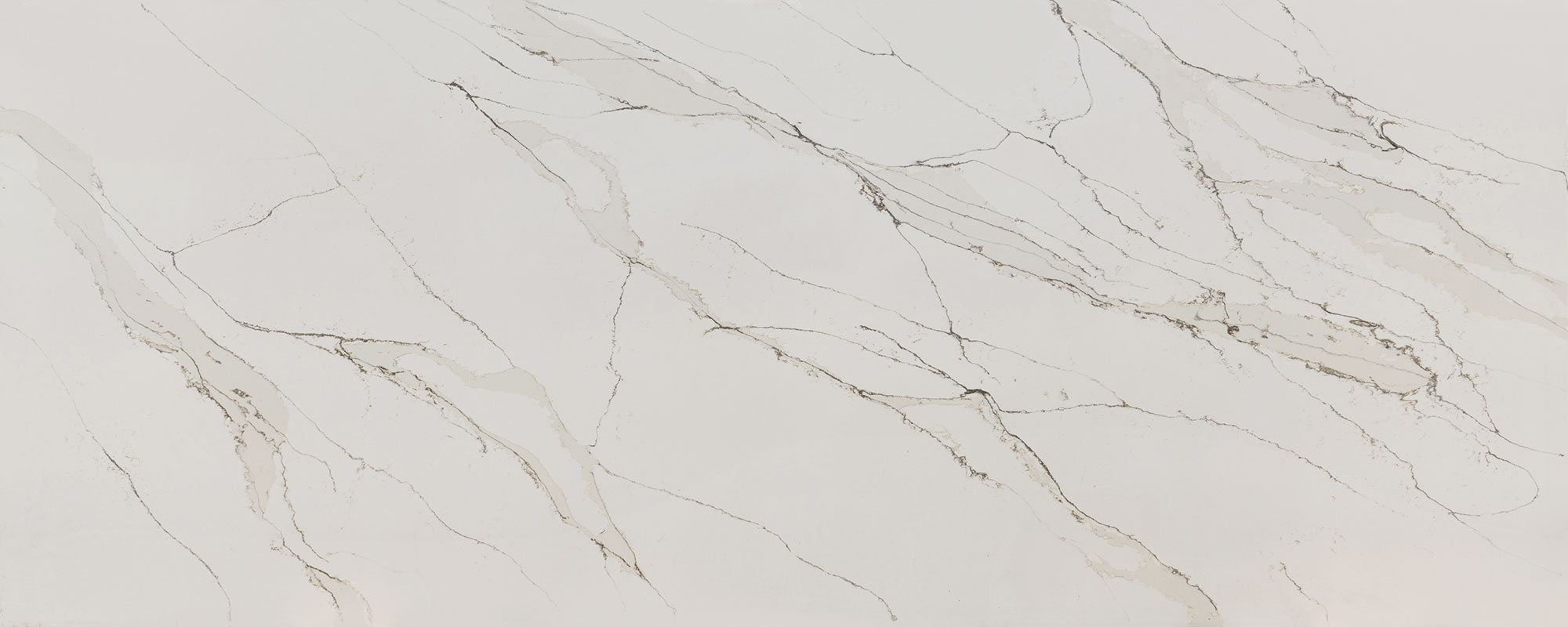 cuarzo de color Unique Calacatta Gold. Colección Unique. COMPAC