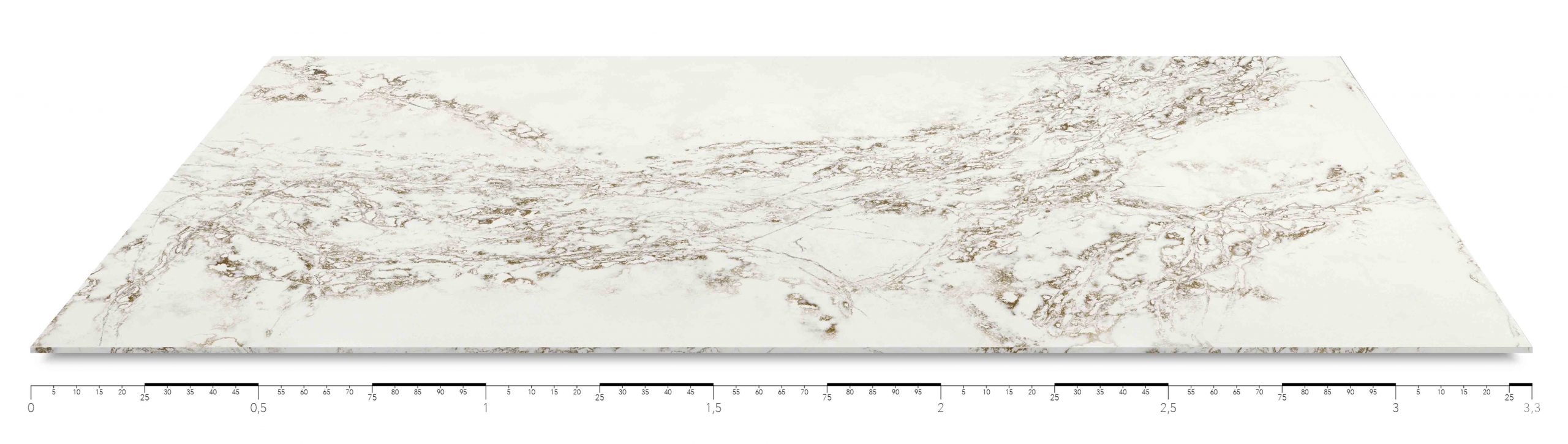 Ice Max Gold™ surfaces. Cuarzo, Genesis Collection. Compac