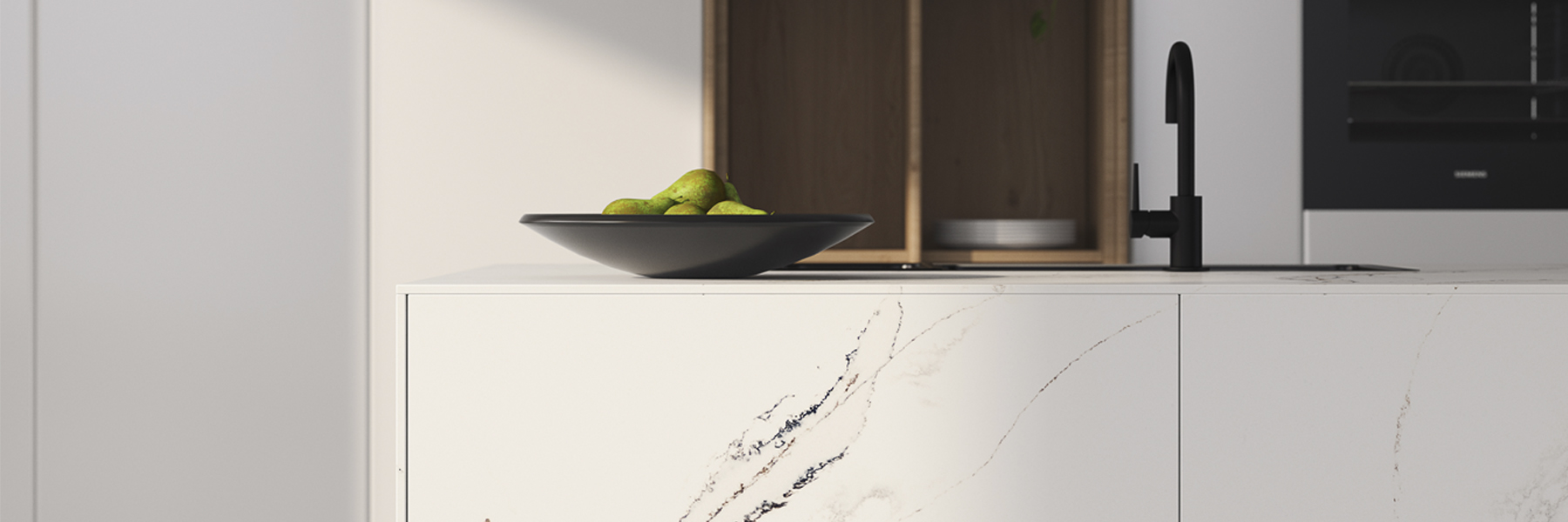 Luxury Borghini™ surfaces. Cuarzo, Luxury Collection. Compac